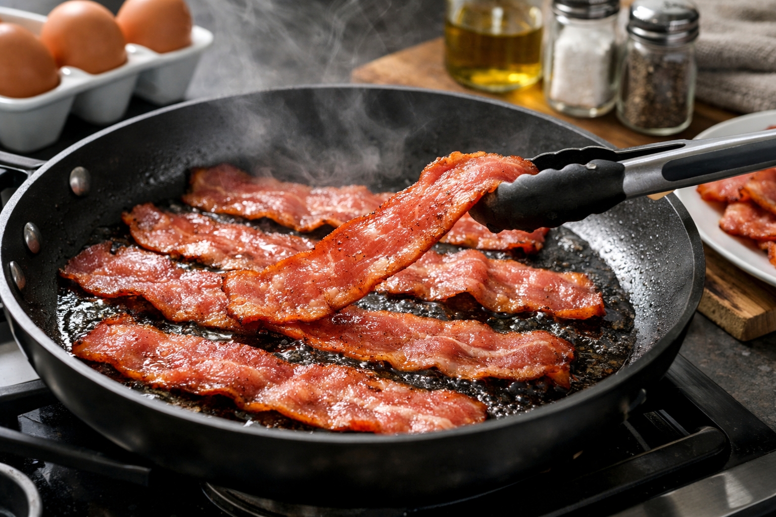 How Long to Cook Turkey Bacon on Stove ? Always succeed